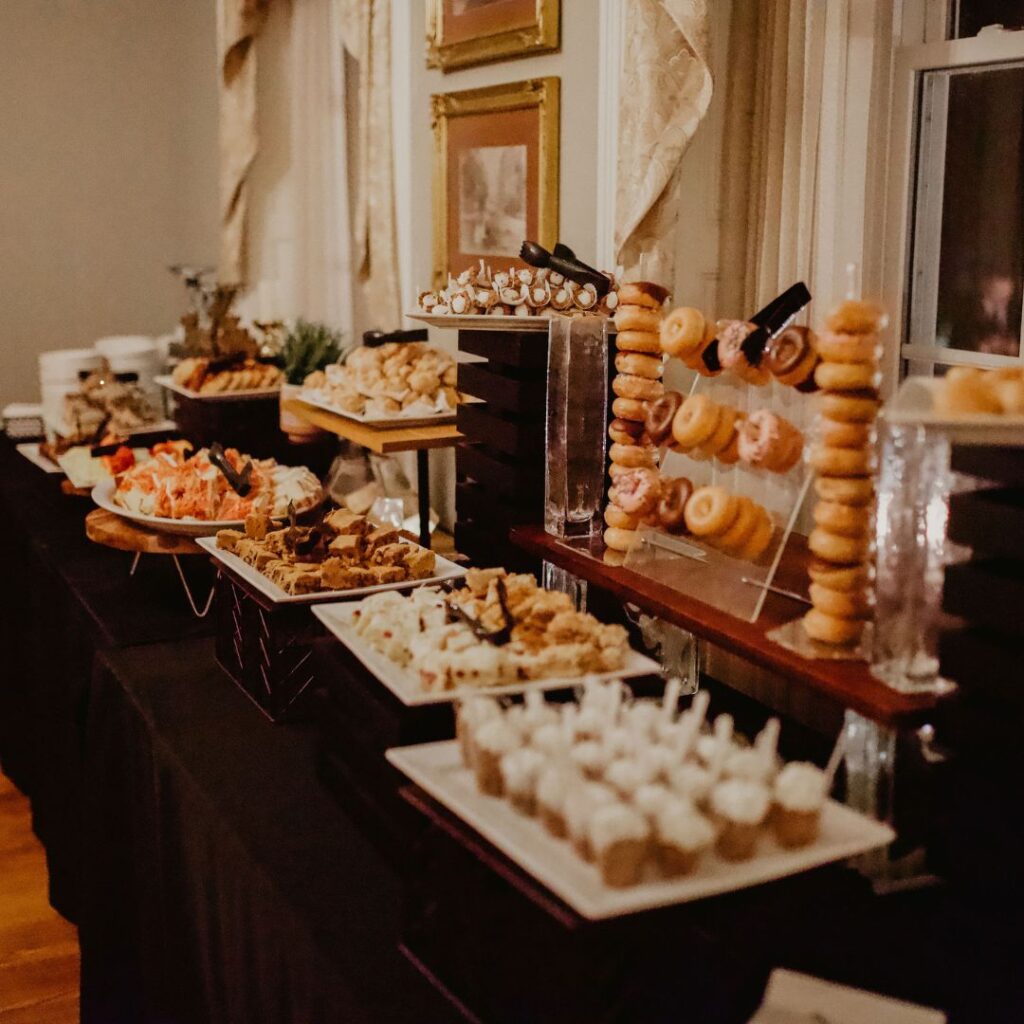 Menu Ideas for Manor Weddings